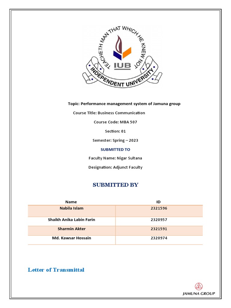 Jamuna Group Performance Management | PDF | Performance Appraisal ...