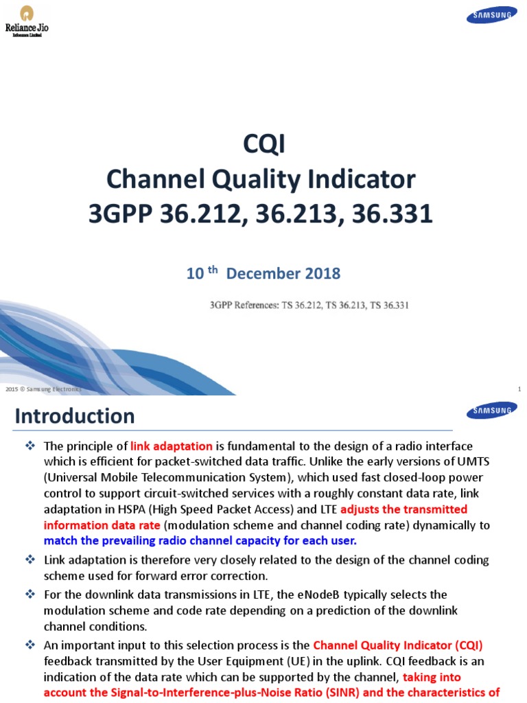 20 Cqi | PDF | Physical Layer Protocols | Electrical Engineering