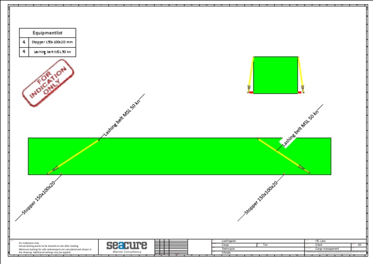 Lashing Plan - HC Lara Swinoujcie - Kandla | Download Free PDF ...