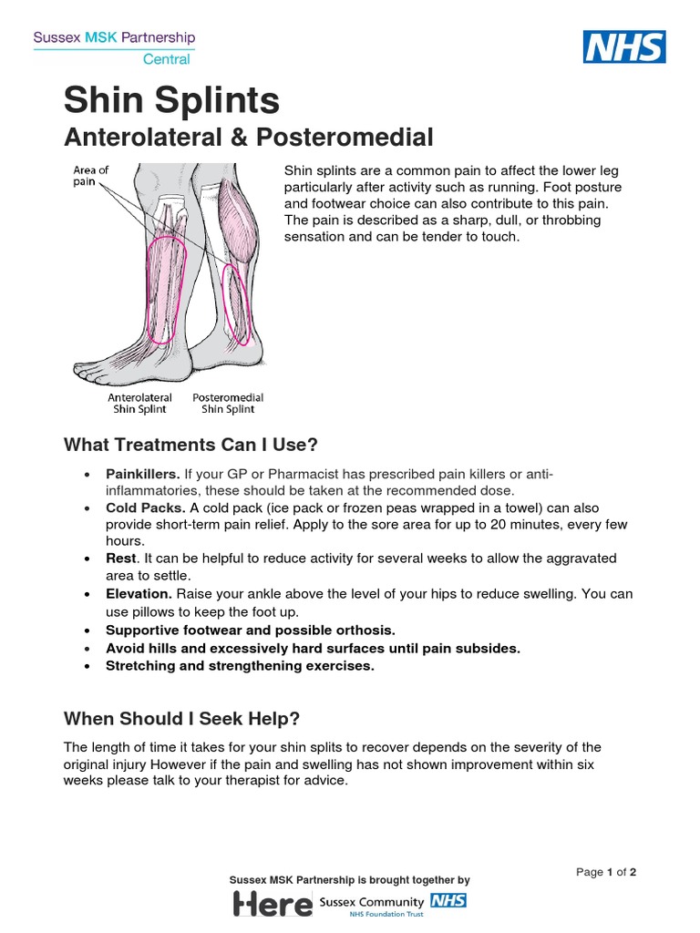 Shin Splints | Download Free PDF | Foot | Limbs (Anatomy)