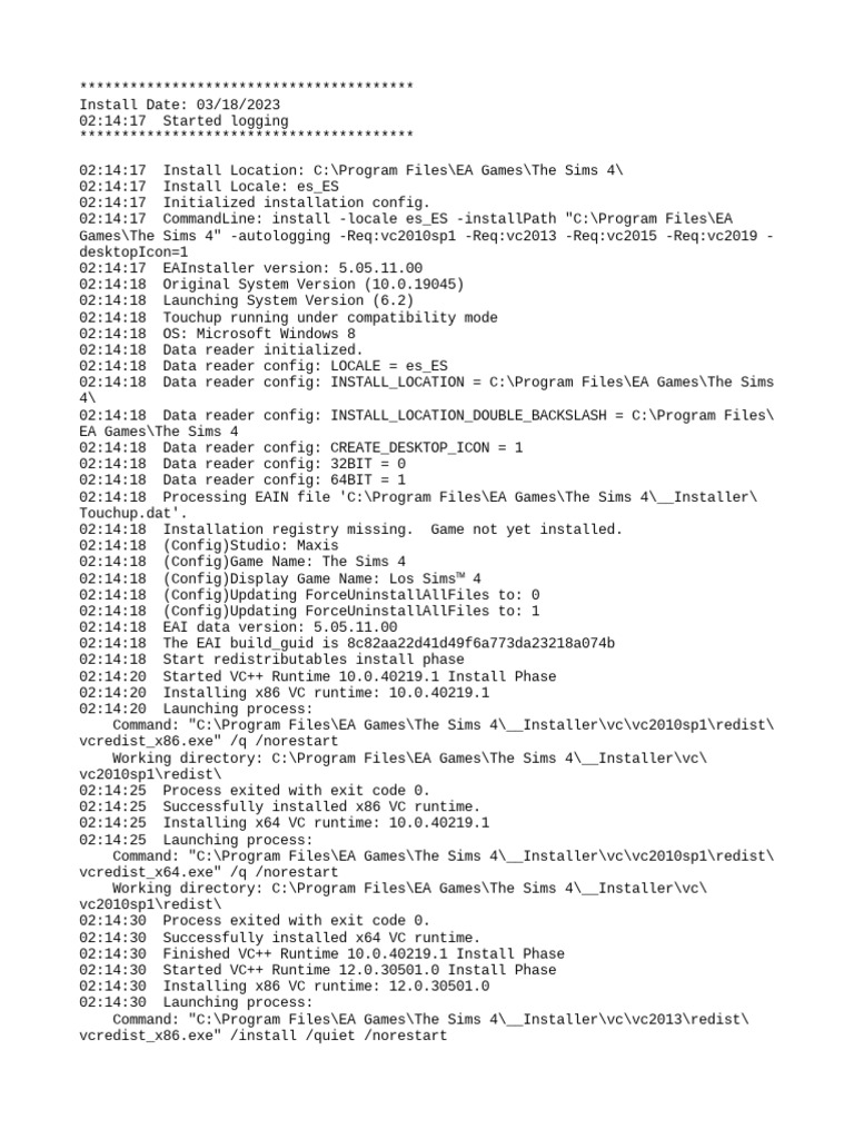 Install Sims | PDF | Windows Registry | Installation (Computer Programs)