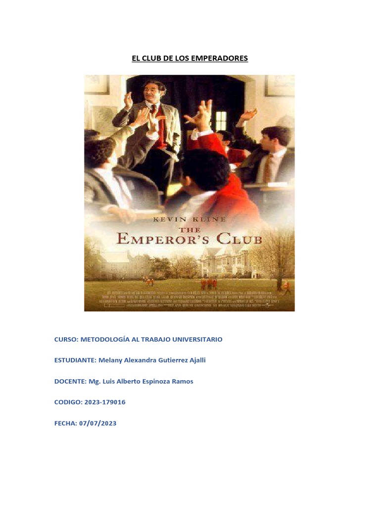 El Club de Los Emperadores-2023-179016 | PDF