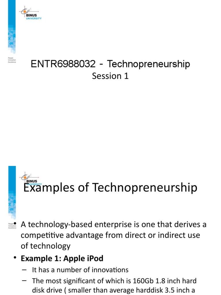 Technology Entrepreneurship Today Trends, Opportunities, Challenges ...