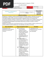 Formato Editable para Planeación Aprendizaje Basado en Indagación. STEAM Como Enfoque | PDF ...