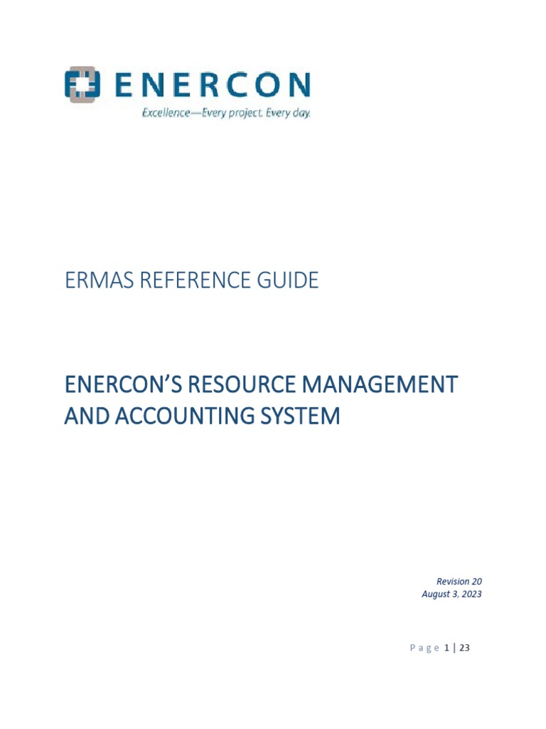 ERMAS Reference Guide Expense | Download Free PDF | Accounts Payable ...