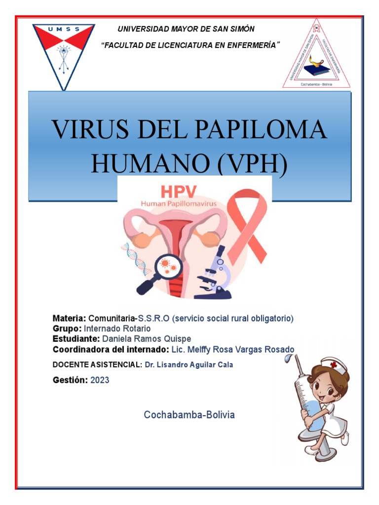 Virus Del Papiloma Humano | Descargar gratis PDF | Infección ...
