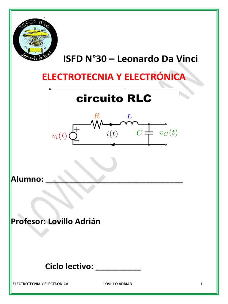 Circuitos RLC | PDF | Energia electrica | Inductor