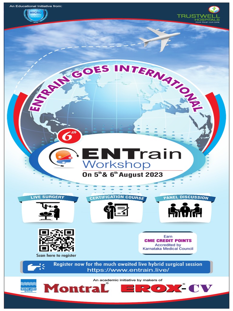 ENTrain 2023: ENT Hybrid Surgery Workshop | PDF | Otorhinolaryngology ...
