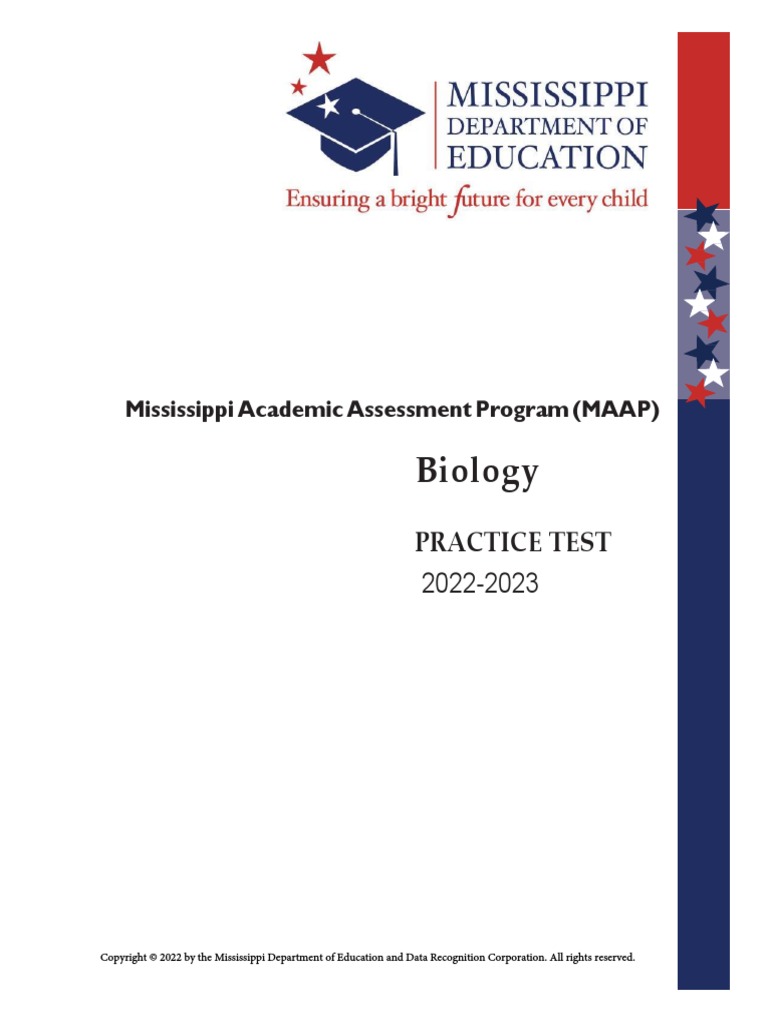 2022-2023 Biology Practice Test With Key | Download Free PDF | Cell ...