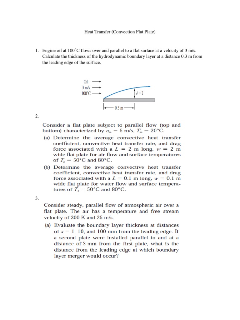 Hydrodynamic Boundary Layer Calculation | PDF | Science & Mathematics