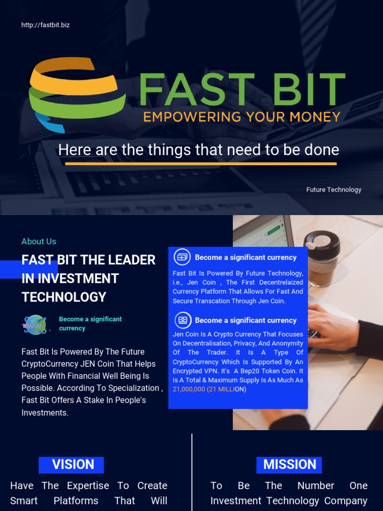 Fastbit Plan Presentation Complete Details | PDF | Cryptocurrency ...