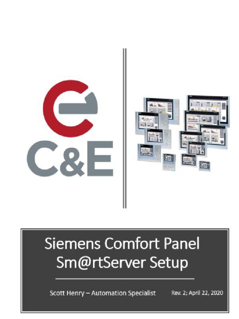 Comfort Panel Smart Server Setup | PDF | World Wide Web | Internet & Web