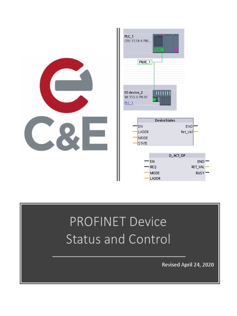 PROFINET Device Status and Control | PDF | Programmable Logic ...