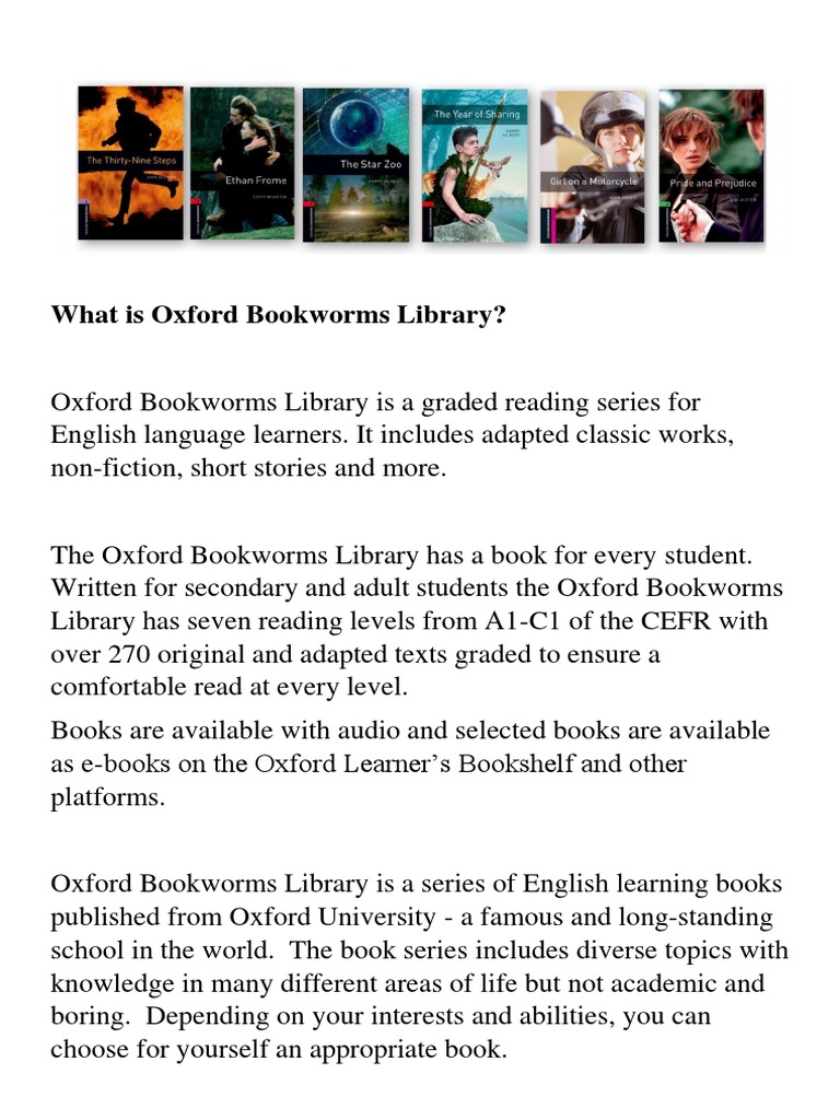 Introduction To Oxford Bookworms Library | PDF