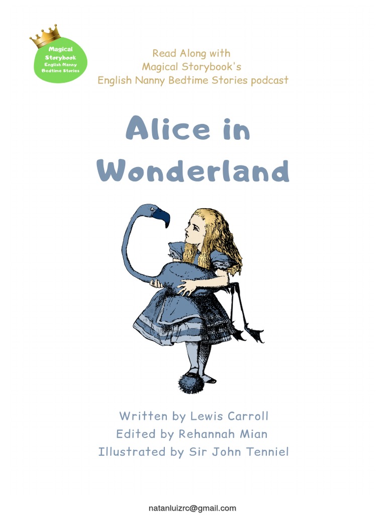 Alice in Wonderland - Completed Book | PDF | Alice's Adventures In Wonderland | Lewis Carroll