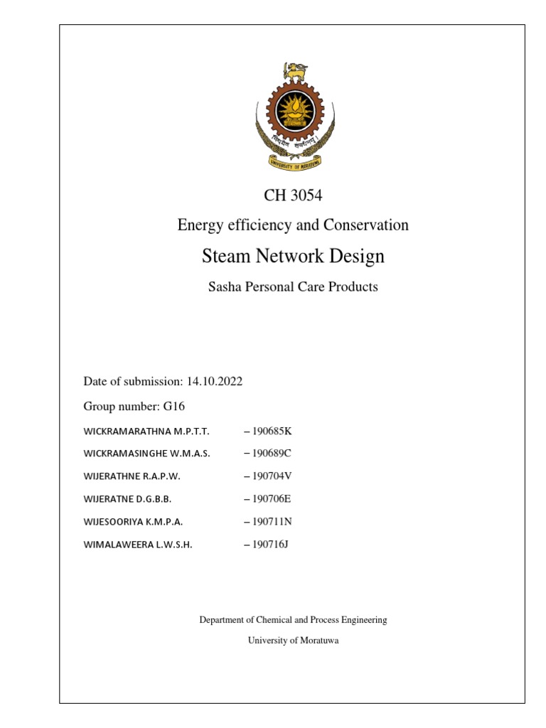 Steam Network Design Proposal - Group 16 | PDF | Steam | Soap