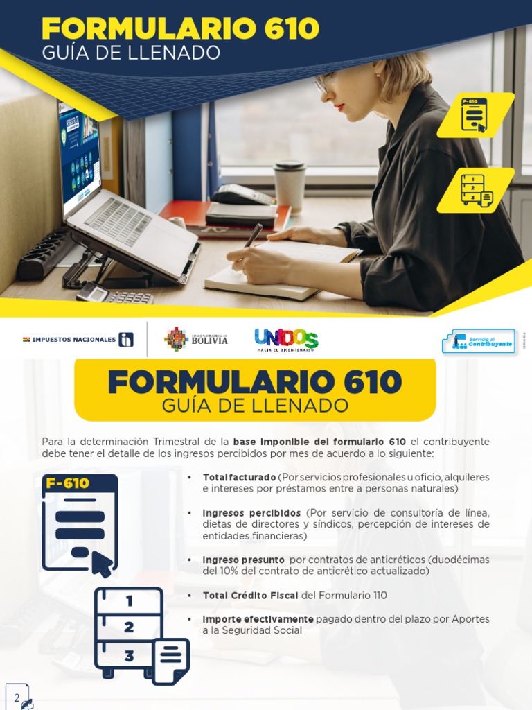 Cartilla Del Formulario 610 | Descargar gratis PDF | Economias