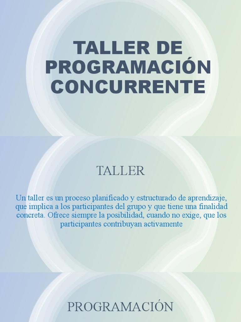 Programacion Concurrente 1 y 2 | PDF Programacion Concurrente 1 y 2 | PDF