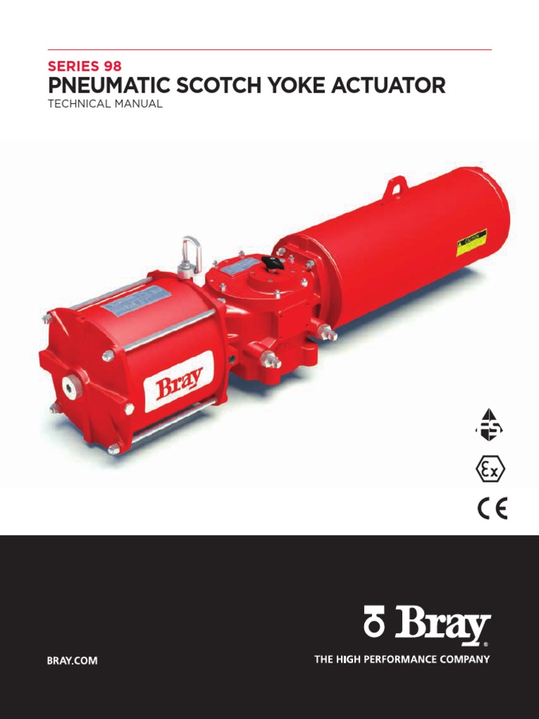 Pneumatic Actuators Series 98 TM en Us | PDF | Steel | Actuator