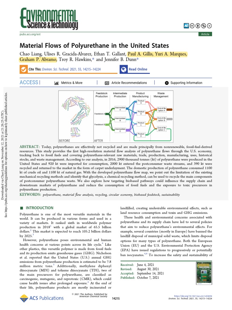 Mfa Pu | Download Free PDF | Polyurethane | Recycling