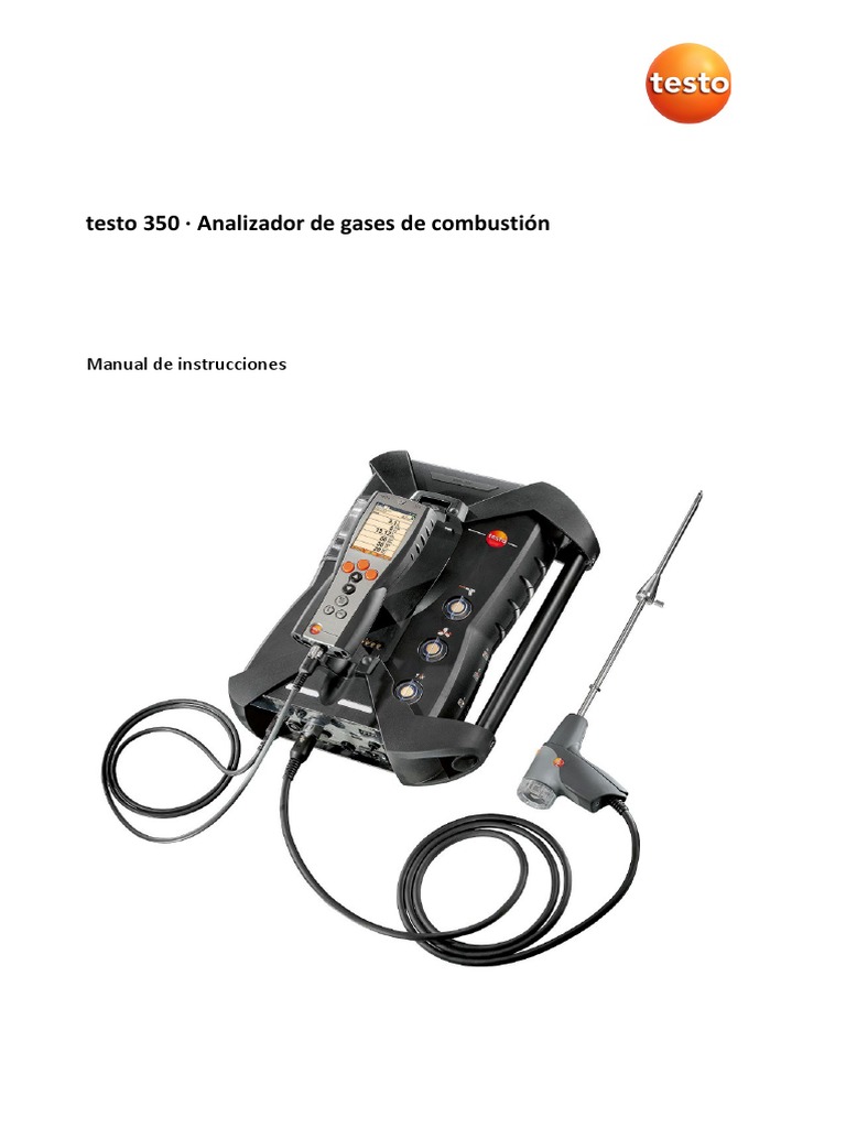 Testo 350 Manual de Instrucciones | PDF | Bluetooth