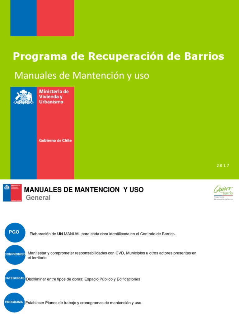 Manuales de Mantencion y Uso | PDF