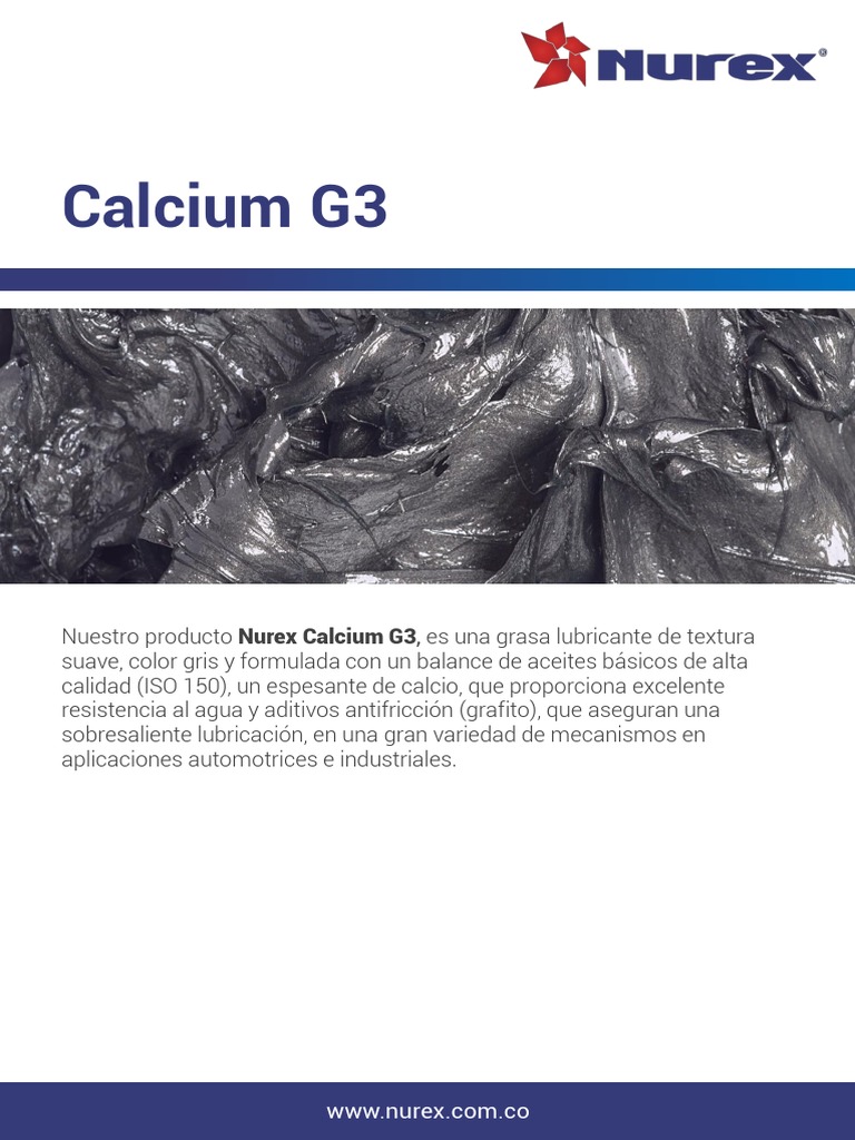 Nurex Calcium G3 (Rev. 07-21) | PDF | Materiales | Química