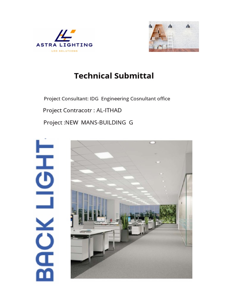 Lighting Solutions Technical Submittal | PDF | Building Engineering ...