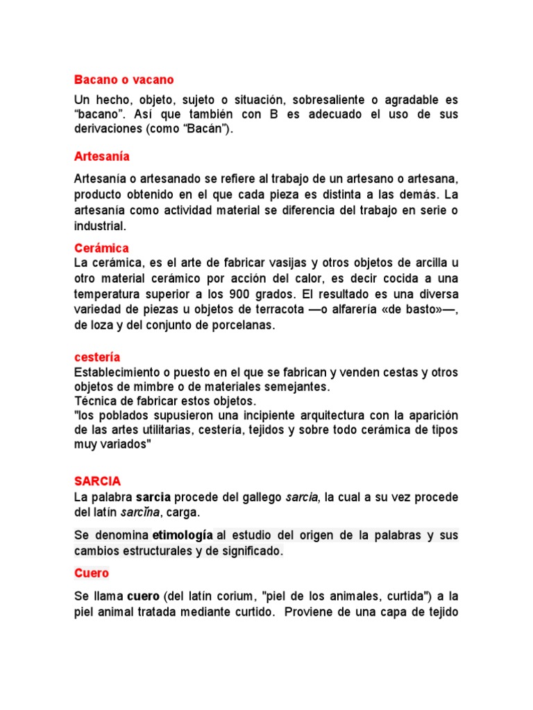 Bacano o Vacano | PDF