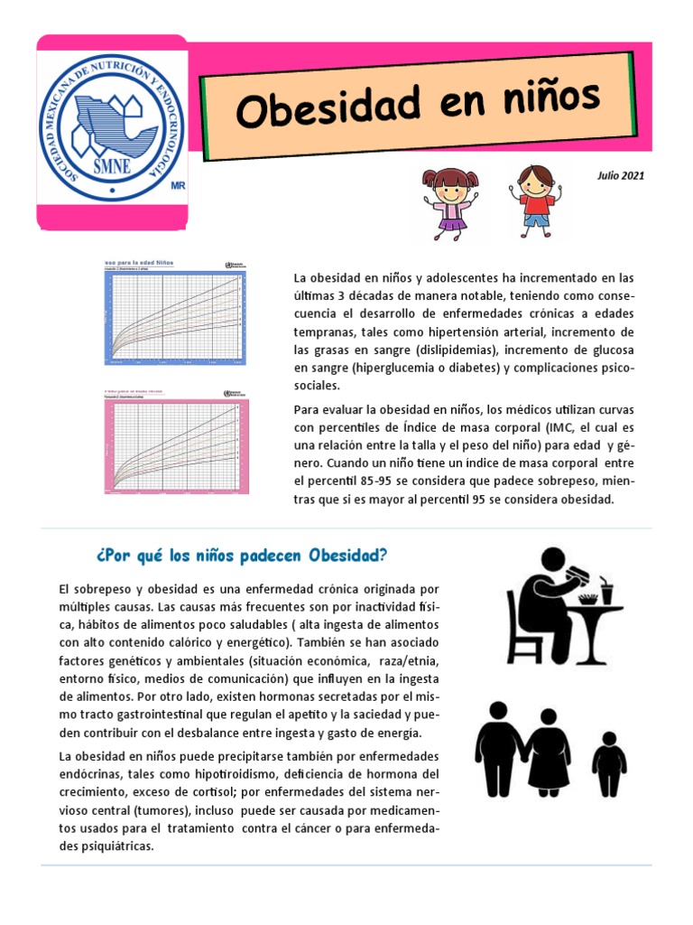 28 Obesidad En Ninos Pdf Obesidad índice De Masa Corporal
