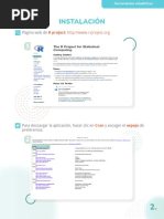 Manual de descarga e instalación de R y Rstudio | PDF | Archivo de ...