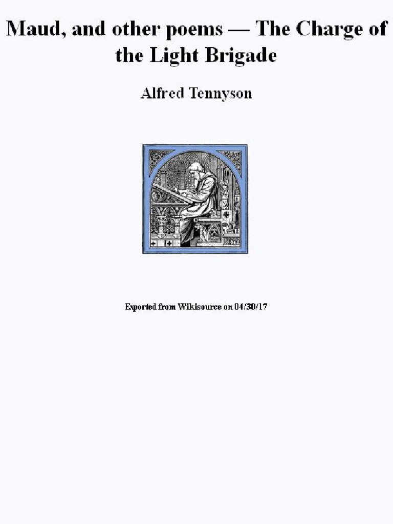 Maud, and Other Poems - The CH - Alfred Tennyson | PDF | Copyright Law ...