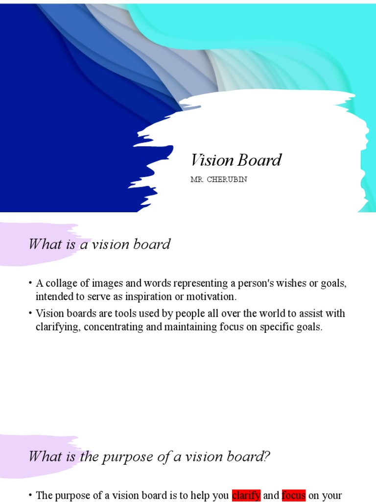 Creating an Effective Vision Board | PDF | Goal | Motivation