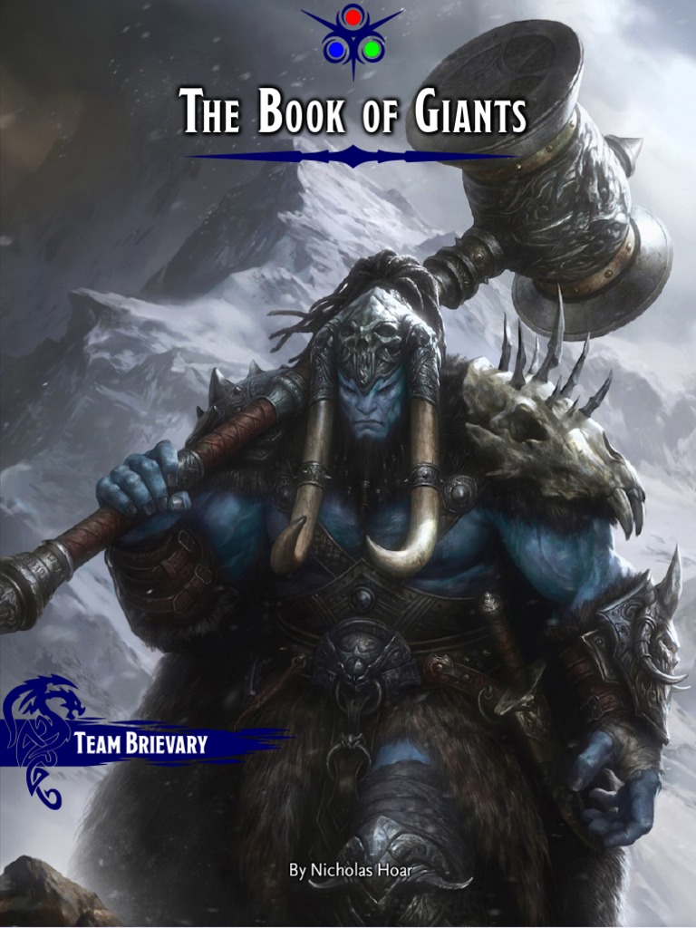 The Book of Giants - GM Binder | PDF | Desert | Dwarf (Dungeons & Dragons)