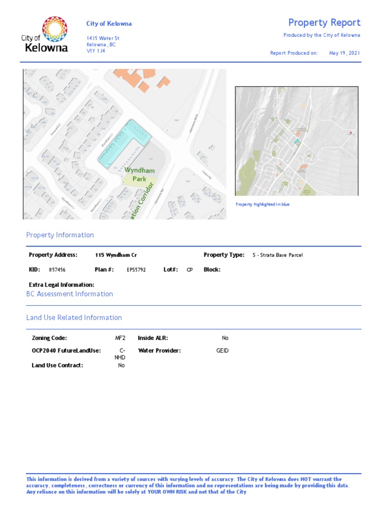 Property Report | PDF