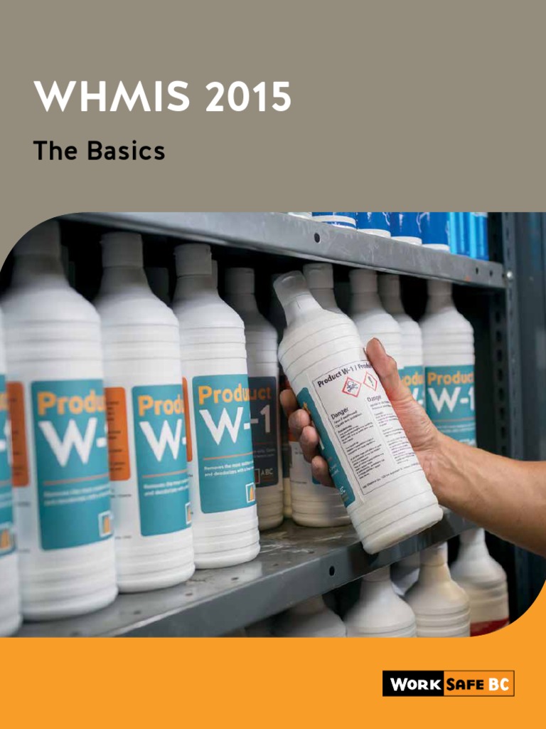 Whmis 2015 Basics Pdf En Pdf Toxicity Hazards