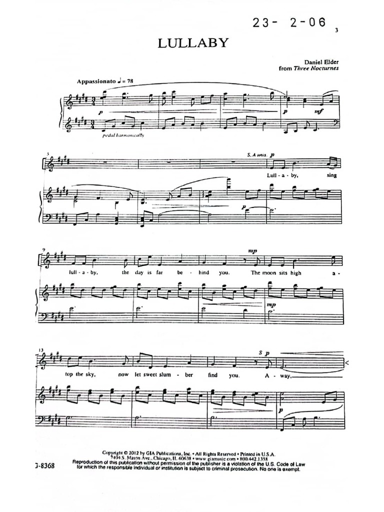 Lullaby | PDF