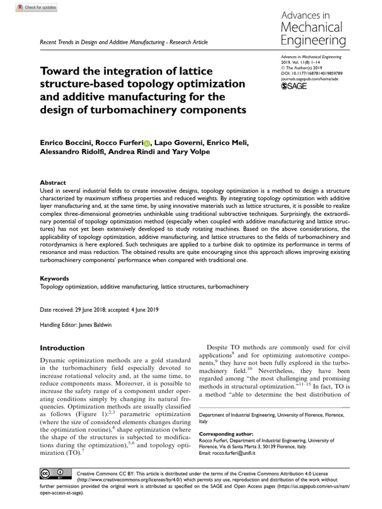 Structural Topology Optimization of Turb | PDF | Mathematical ... Structural Topology Optimization of Turb | PDF | Mathematical ...