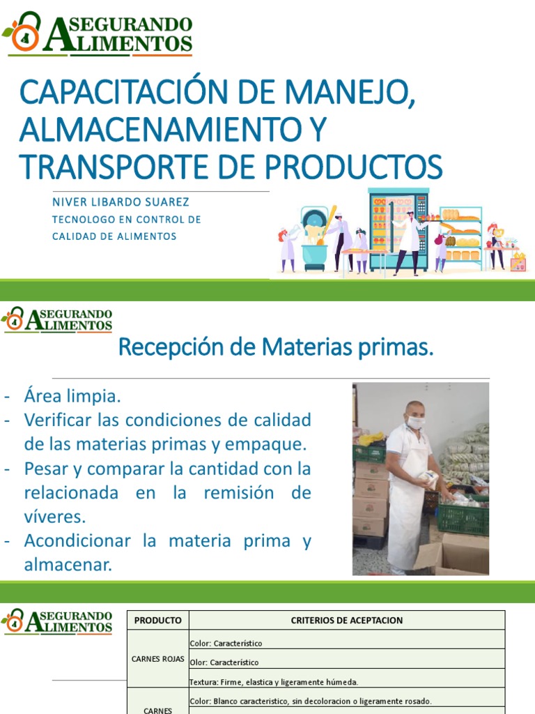 Manejo de Materias Primas | PDF