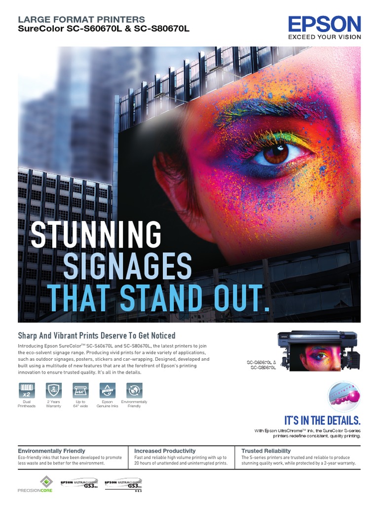 Epson SC-S60670L S80670L Brochure SEA | PDF