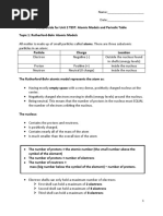 POGIL Chemistry Handouts | PDF | Cell (Biology) | Gases