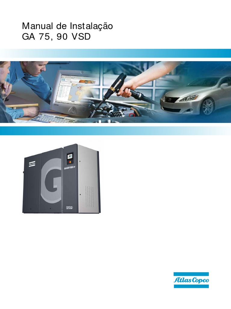 Manual de Instalacao GA 75-90 VSD | PDF | Bens manufaturados | Ciências Físicas