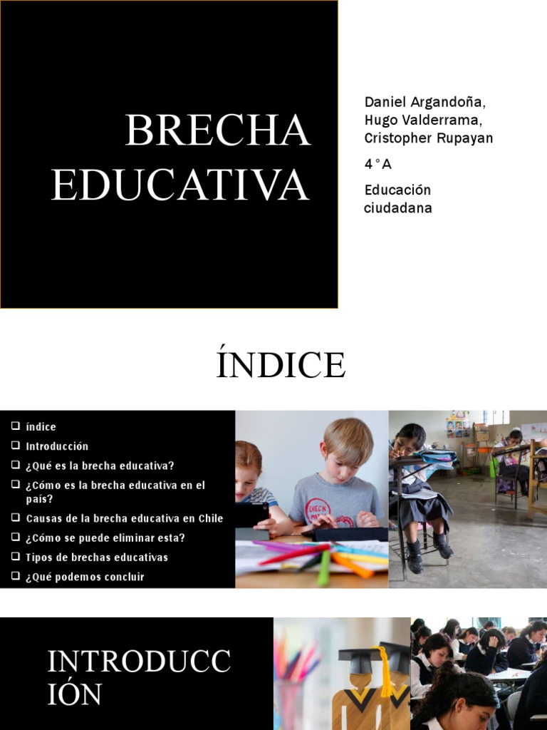 Brecha Educativa en Chile: Causas y Soluciones | PDF | Aprendizaje ...
