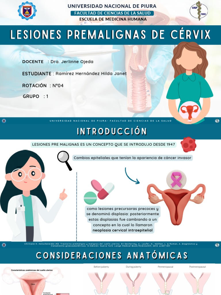 Clasificación Nic Y Lesiones Cervicales Pdf Cáncer De Cuello