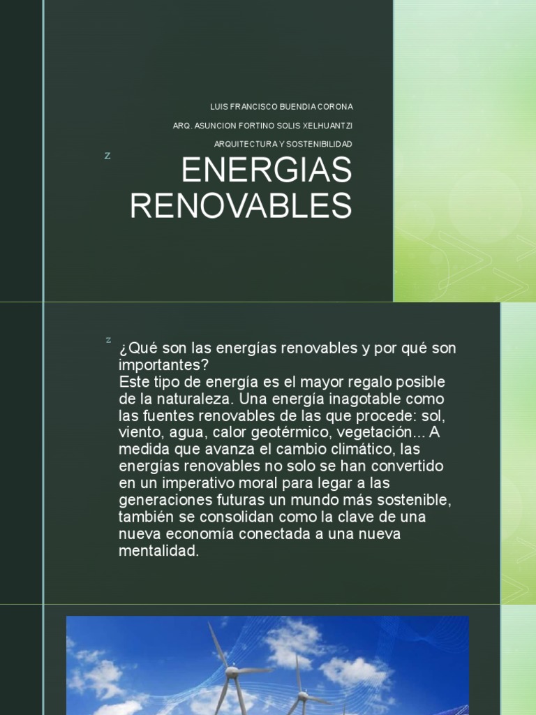 Energias Renovables | PDF