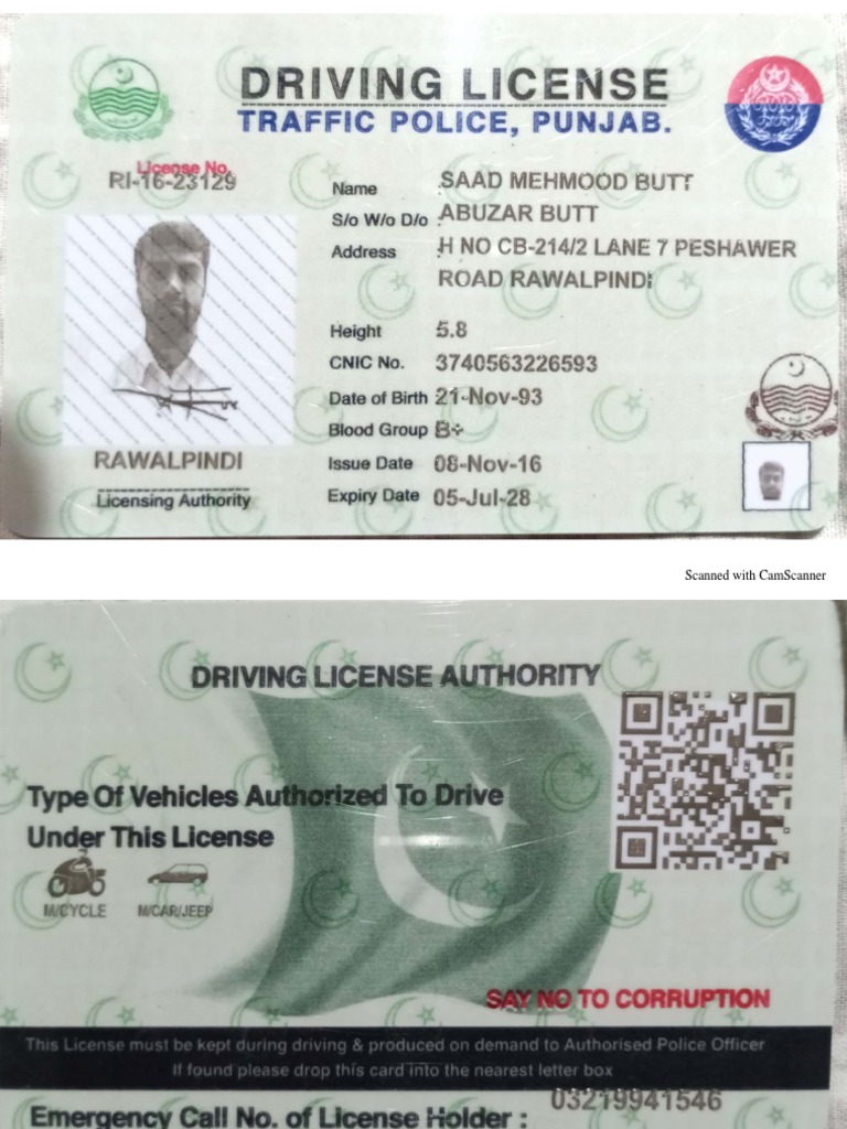 Driving License | PDF