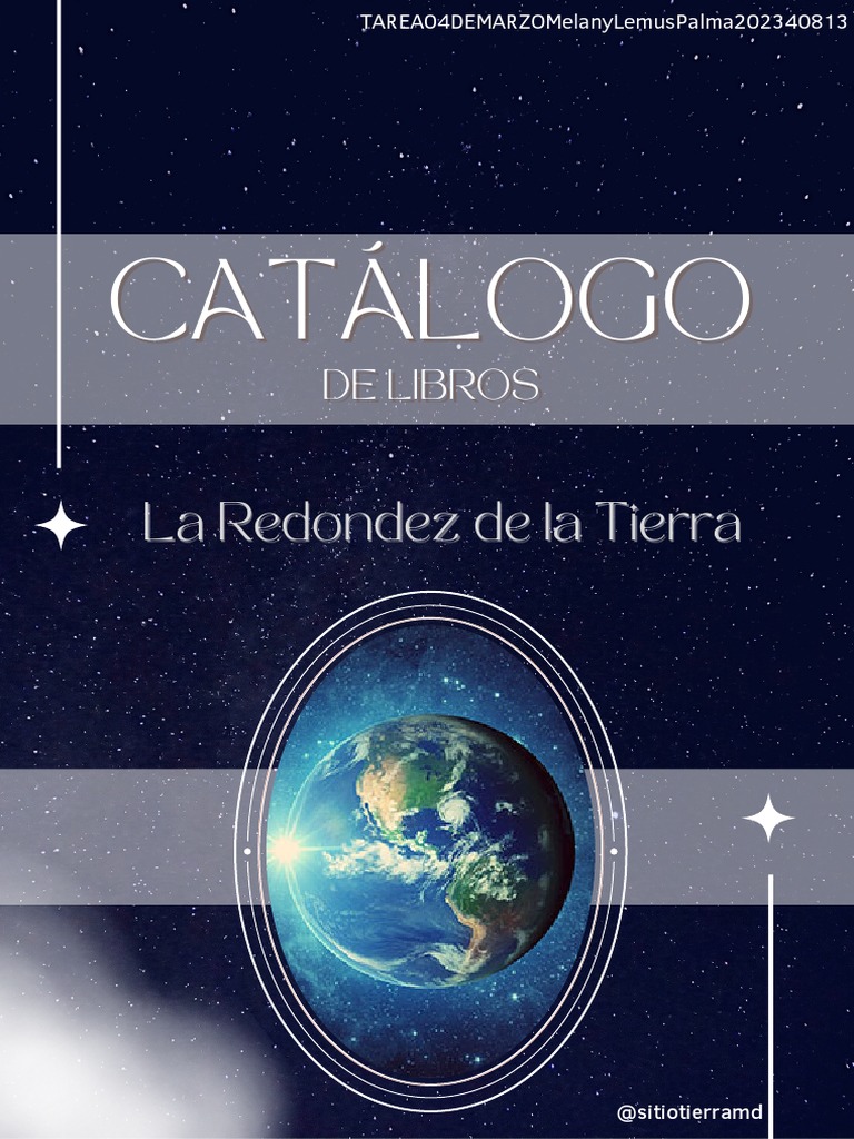 Catálogo Redondez de la tierra | PDF | Tierra | Luna