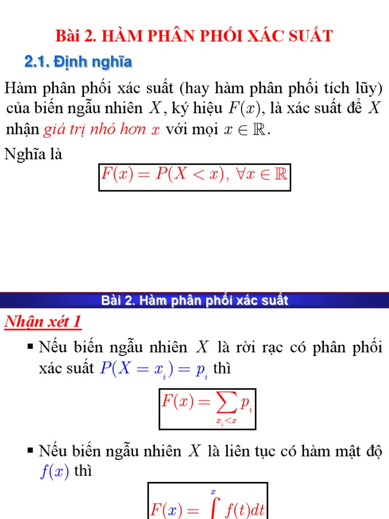 Ch2.XSTK Gui P2 | PDF