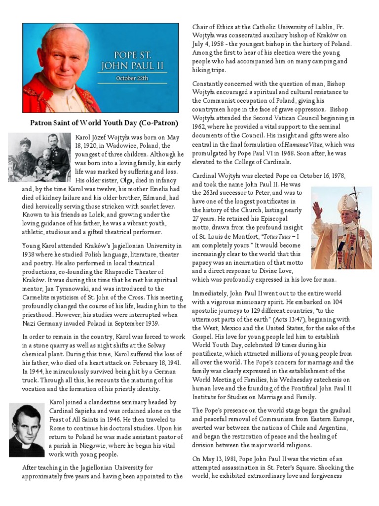 Chaplet of The Holy Face - Pope St. John Paul II | PDF | Pope John Paul ... Chaplet of The Holy Face - Pope St. John Paul II | PDF | Pope John Paul ...