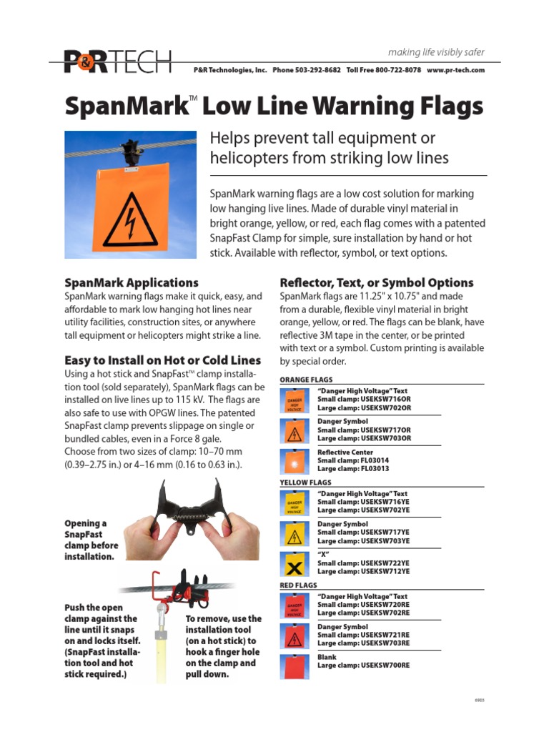 Low Line Warning Flags | PDF | Equipment | Electricity
